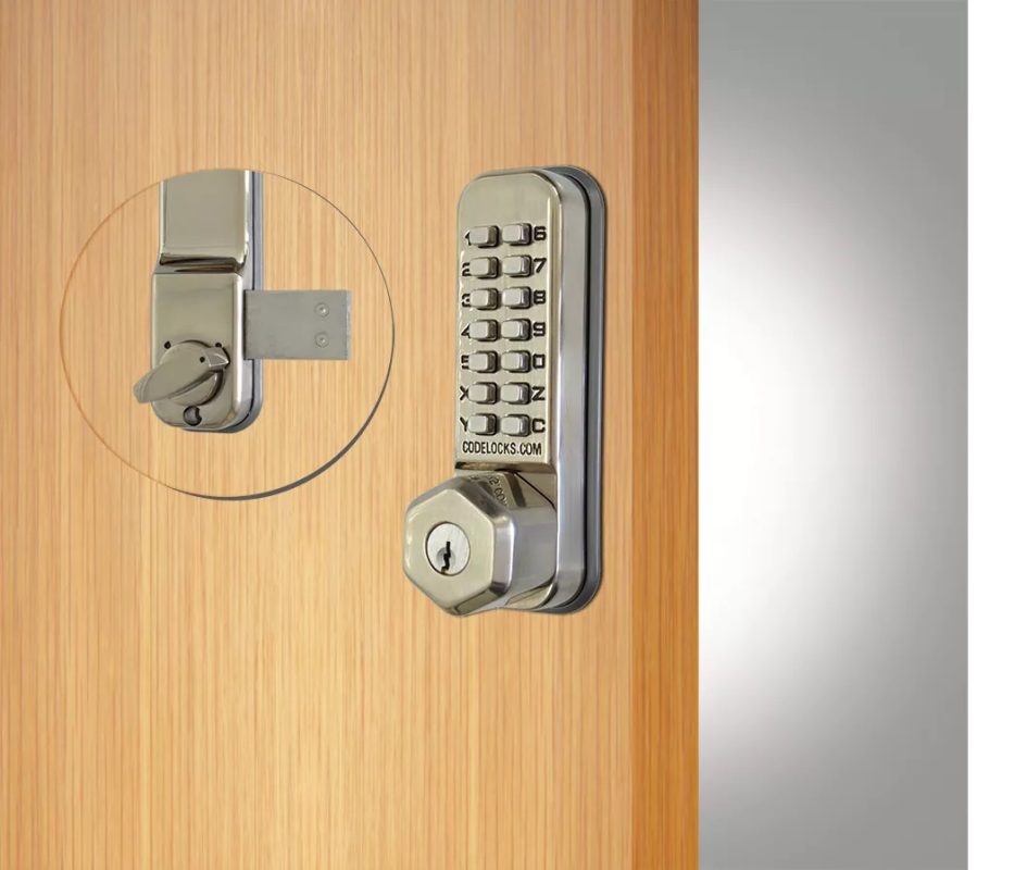 CODELOCKS Mechanical Digital Locks 200 series Surface Bolt Key Override ...